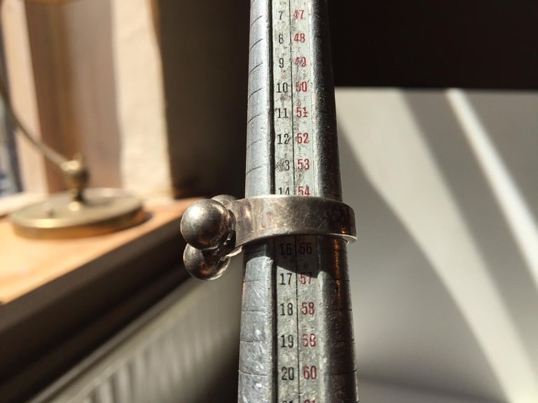 Danish Brutalist Sterling Silver Ring by Jacob Hull Buch and Deichmann ...