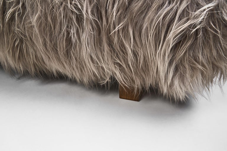 Danish Cabinetmaker Daybed Upholstered in Yak Hide, Denmark ca 1950s ...