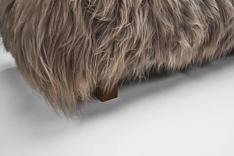 Danish Cabinetmaker Daybed Upholstered in Yak Hide, Denmark ca 1950s ...