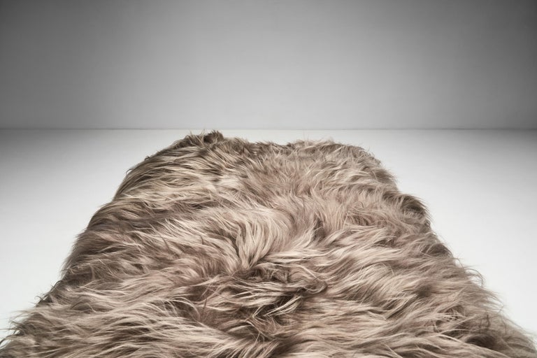 Danish Cabinetmaker Daybed Upholstered in Yak Hide, Denmark ca 1950s ...