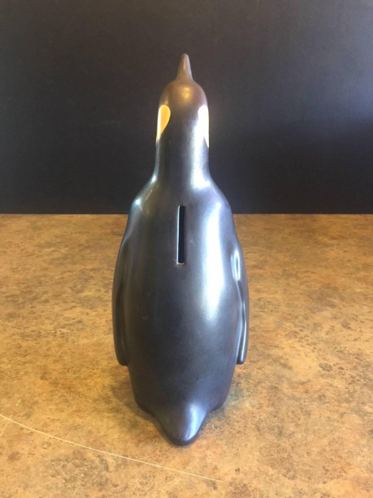 Danish Ceramic Penguin Bank by Knabstrup at 1stDibs