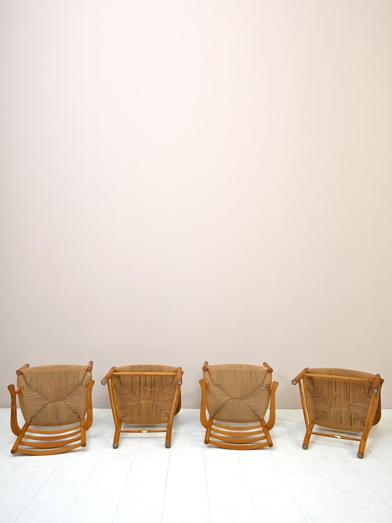 Danish Chairs by Fritz Hansen in Beech For Sale at 1stDibs