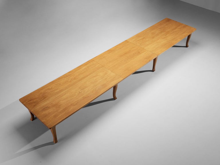 Danish Conference or Large Dining Table in Mahogany and Pine For Sale ...