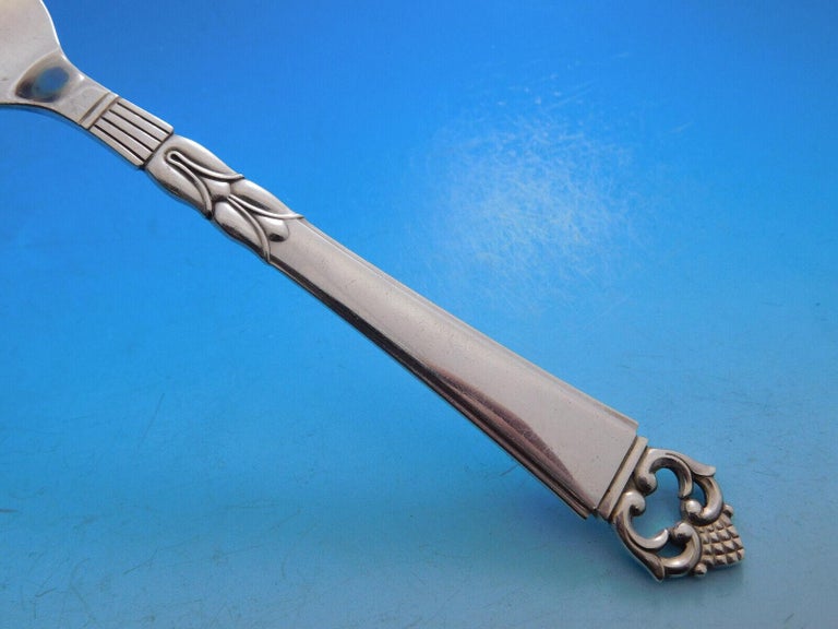 Danish Crown by Frigast Denmark Sterling Silver Flatware Set 10 Service ...