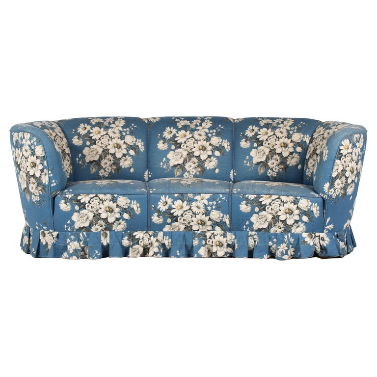 Blue Flowered Sofas | Cabinets Matttroy