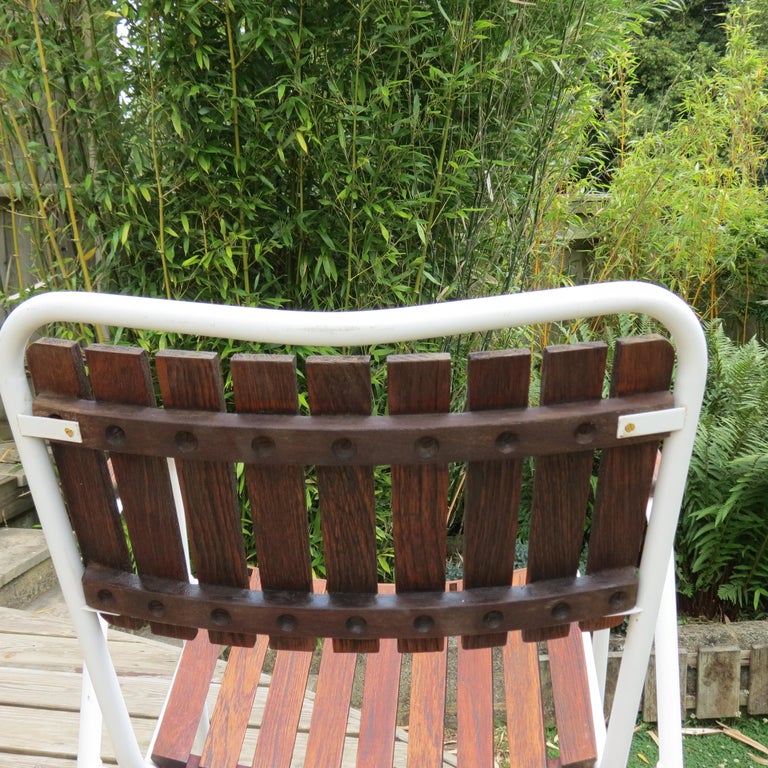 Danish Daneline Garden Stacking Chairs in Teak Set of 4 at 1stDibs