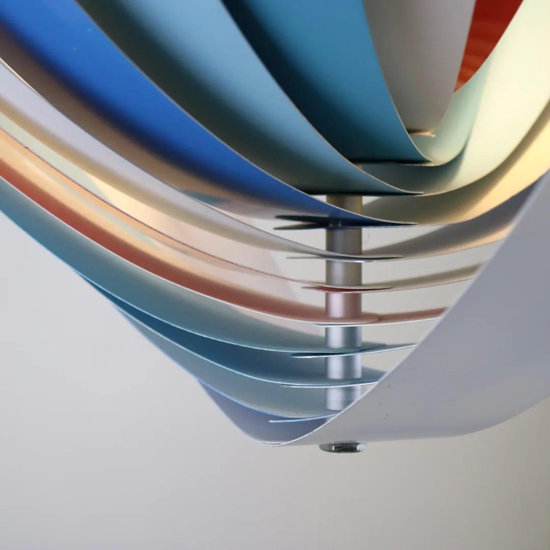 Danish design lamp Model Konkylie by Louis Weisdorf for Lyfan, Denmark ...