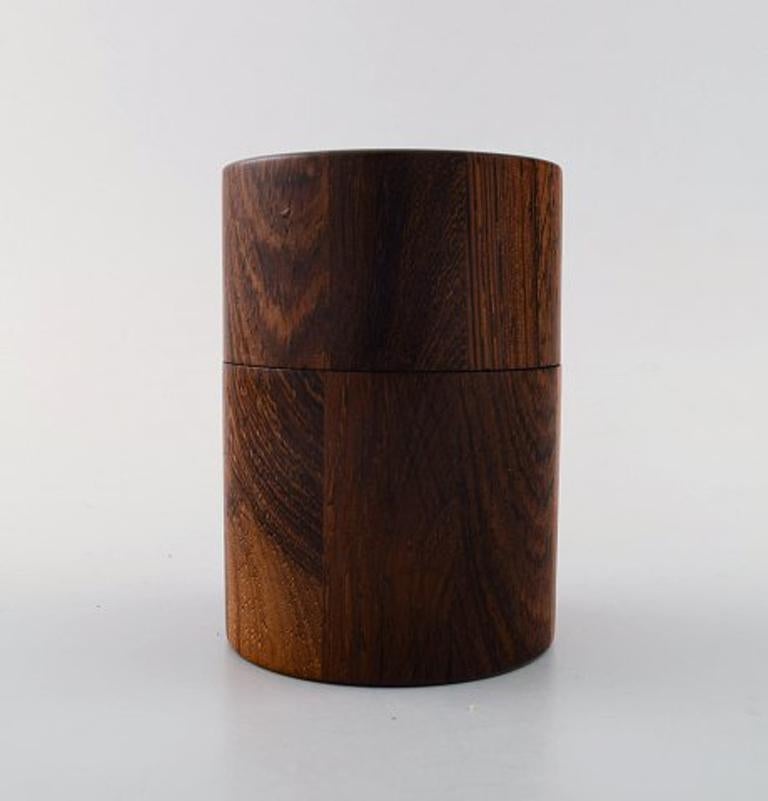 Danish Design, Lidded Box in Rosewood, 1960s at 1stDibs