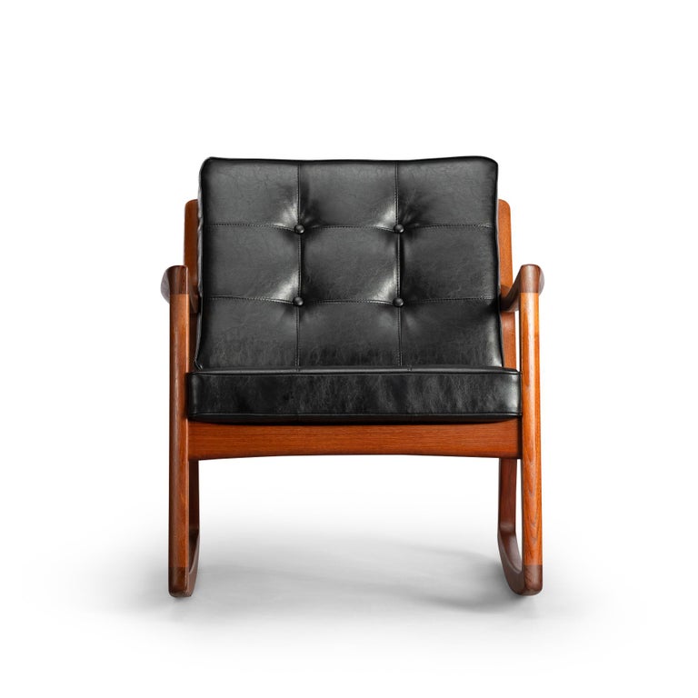 Danish Design Rocking Senator Chair by Ole Wanscher for France and Søn ...