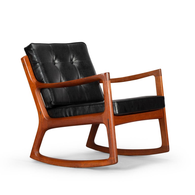 Danish Design Rocking Senator Chair by Ole Wanscher for France and Søn ...