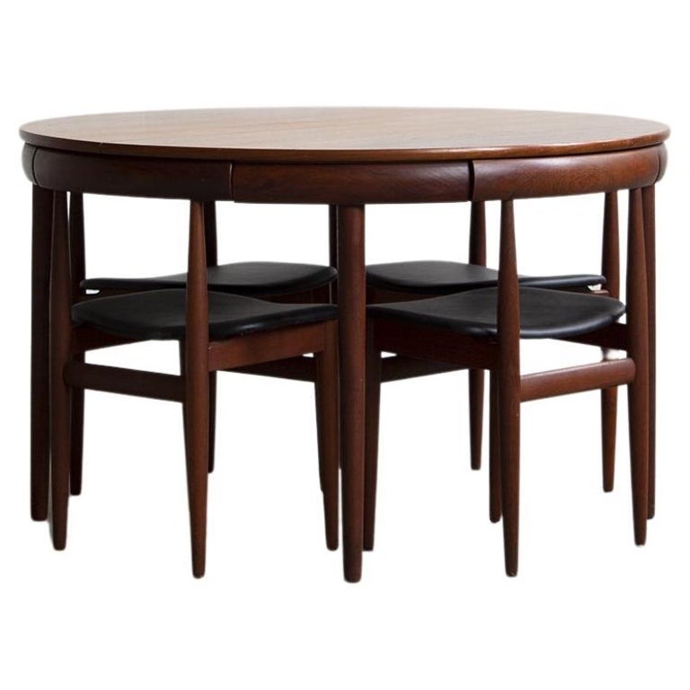 Danish Dining set by Hans Olsen for Frem Rojle For Sale at 1stDibs