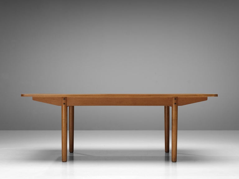Danish Dining Table in Oak For Sale at 1stDibs