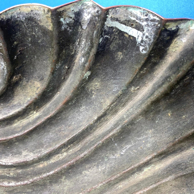 Danish Early 19th Century Copper Form or Dish in the Shape of a Conch ...