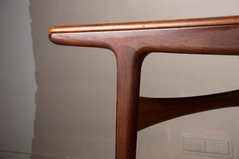 Danish extendable dining table in teak model 217 by Arne-H Olsen for ...