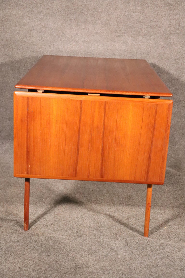 Danish Extending Desk For Sale at 1stDibs