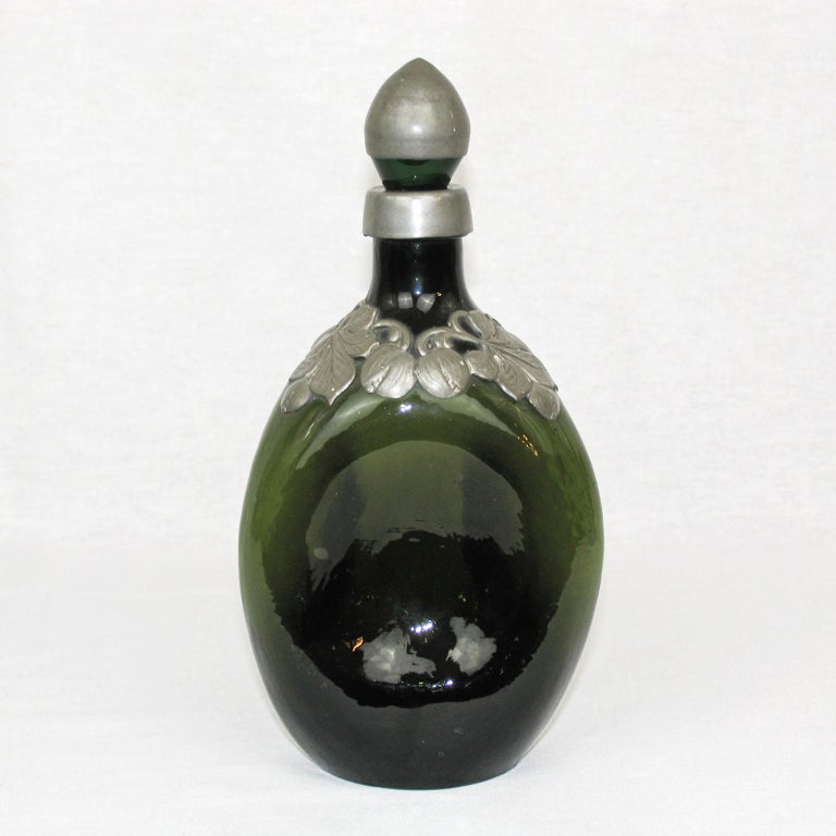 Danish Glass and Pewter Decanter, 1930s For Sale at 1stDibs | danish ...