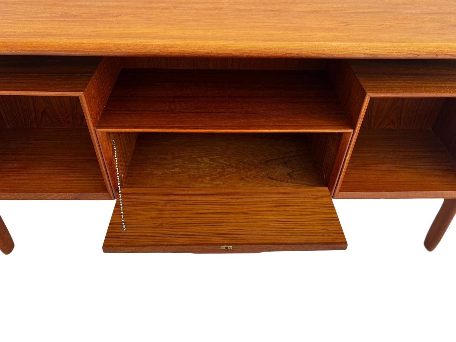 Danish Gunni Omann for Omann Jun Møbelfabrik Model 75 Teak Writing Desk ...