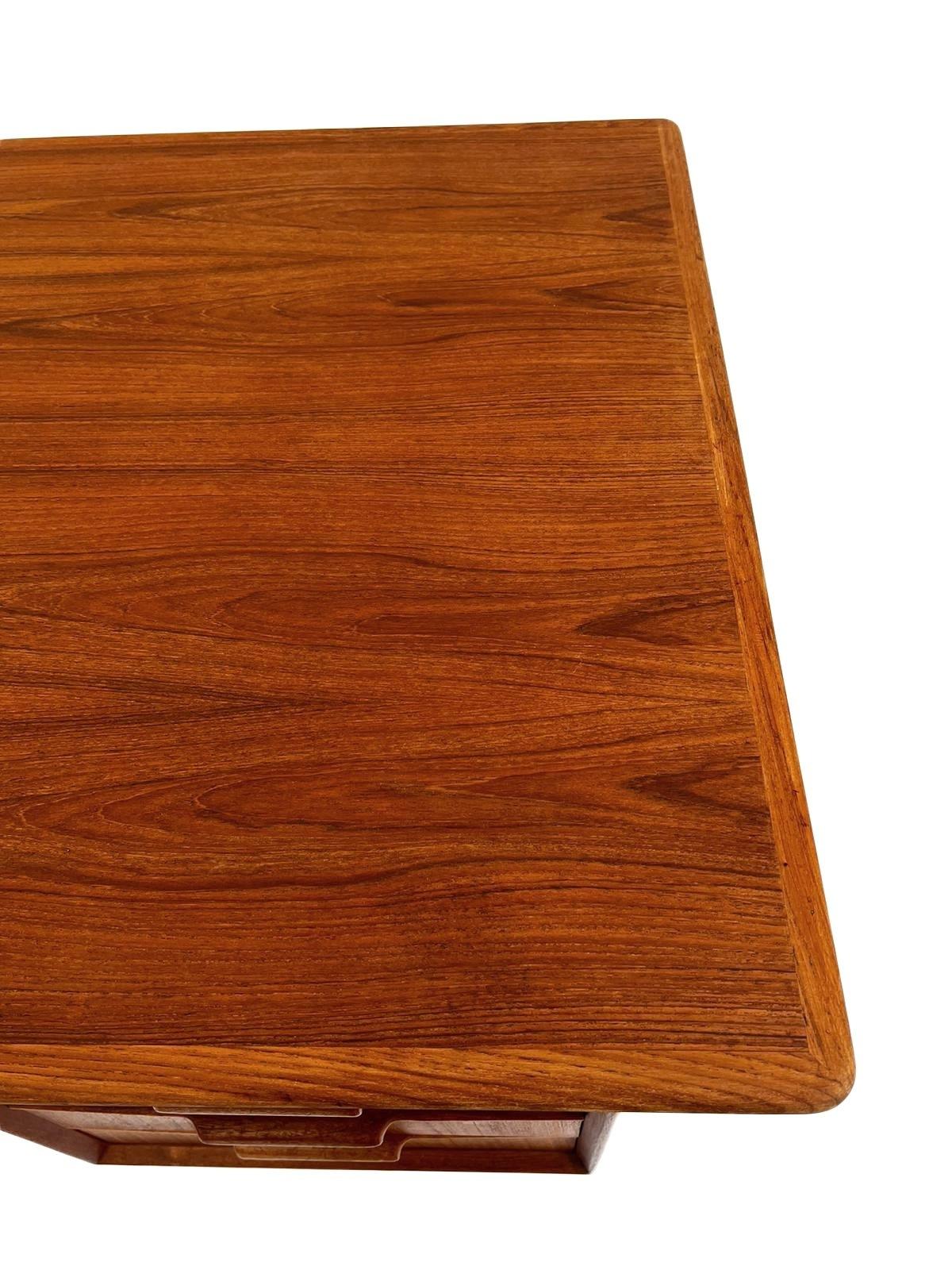 Danish Gunni Omann for Omann Jun Møbelfabrik Model 75 Teak Writing Desk ...