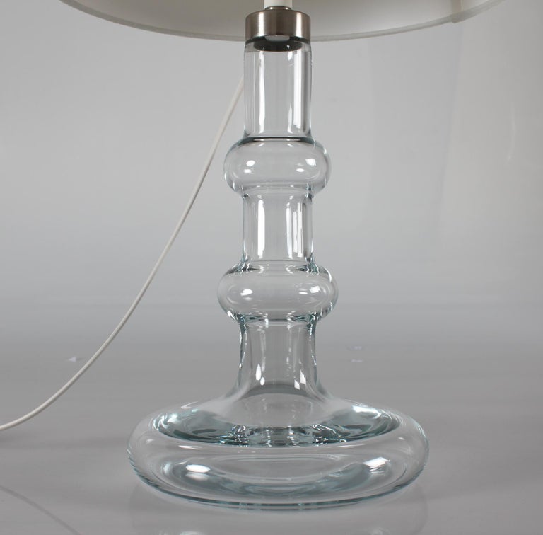 Danish Holmegaard Mandarin Table Lamp by Hsin-Lung Lin with New Shade ...