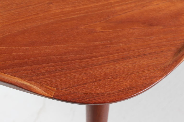 Danish Jørgen Aakjær Jørgen Coffee Table No 55 of Teak by Møbelintarsia ...