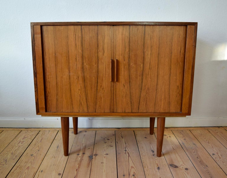 Danish Kai Kristiansen Rosewood Record Player/Bar Cabinet for Fm Møbler ...