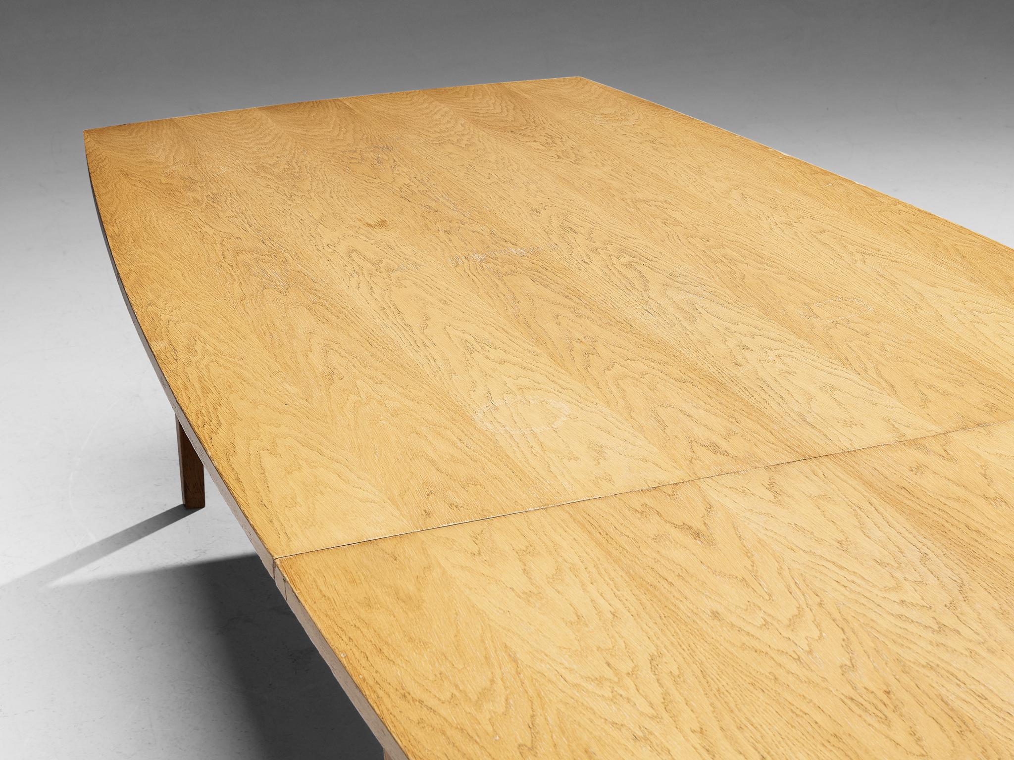 Danish Large Dining Table in Oak For Sale at 1stDibs