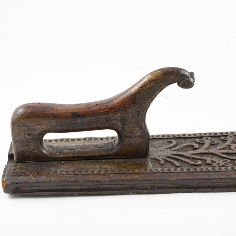Danish Mangle Board Dated 1794 For Sale at 1stDibs