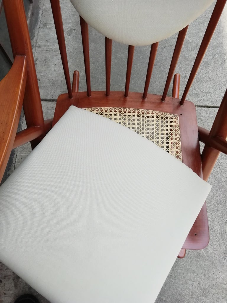 Danish MCM Teak Rocking Chair by Frank Reenskaug for Bramin Møbler at ...