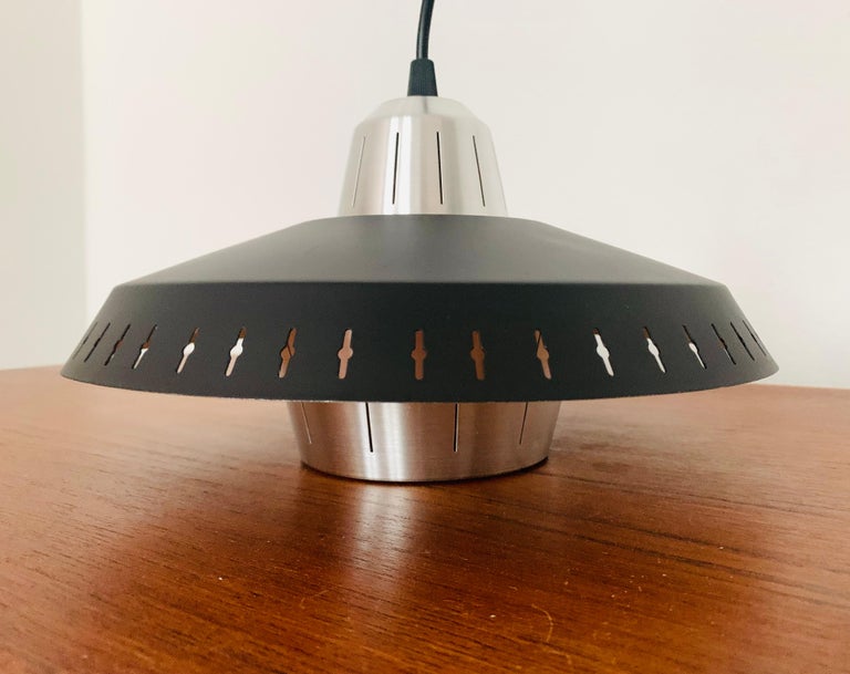 Danish Metal Pendant Lamp For Sale at 1stDibs
