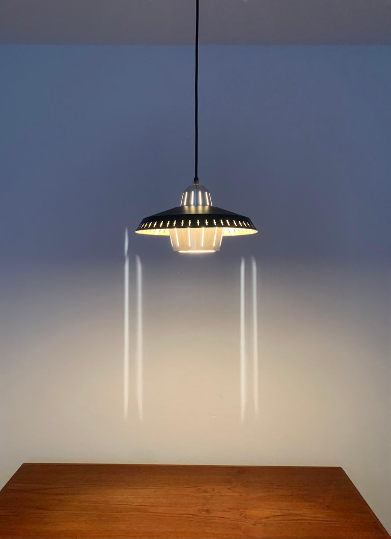 Danish Metal Pendant Lamp For Sale at 1stDibs