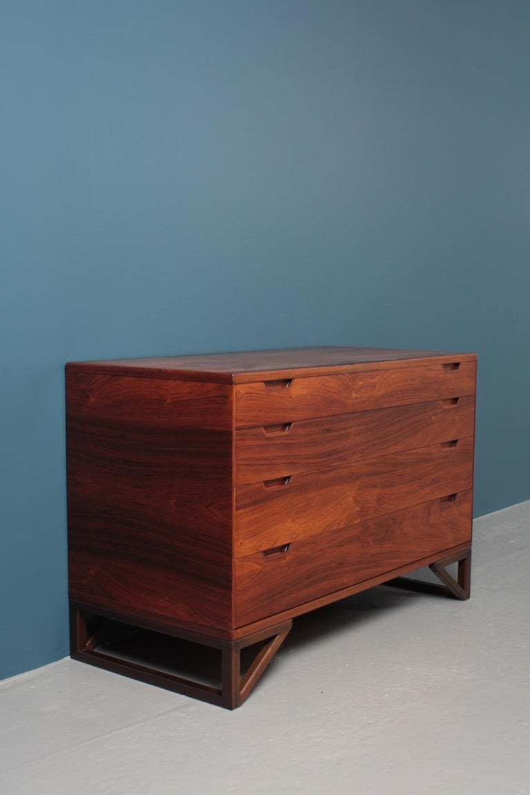 Danish Midcentury Commode in Rosewood by Langkilde, 1960s at 1stDibs