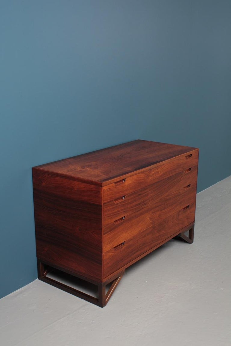 Danish Midcentury Commode in Rosewood by Langkilde, 1960s at 1stDibs