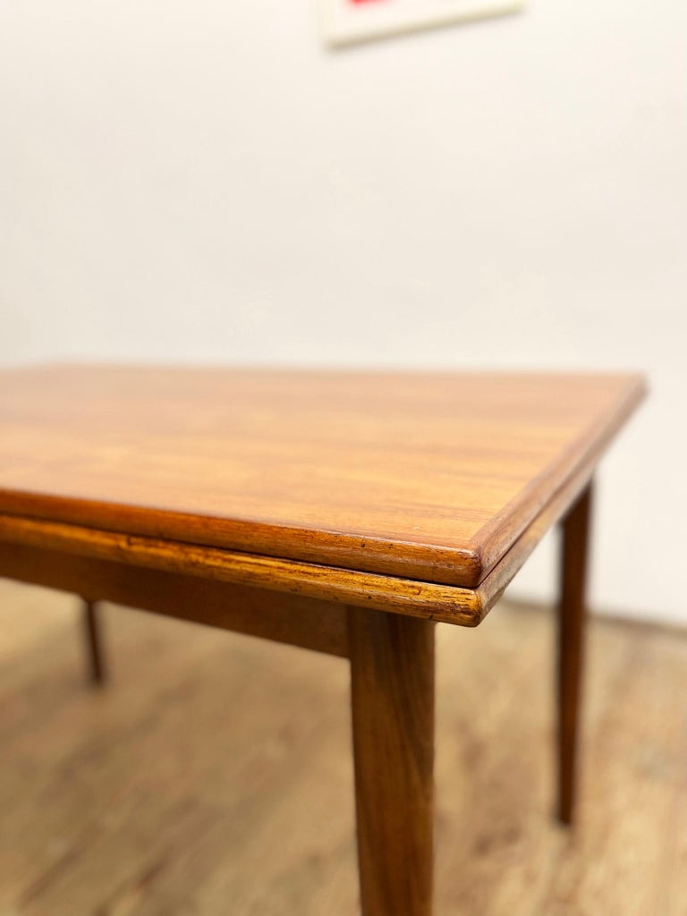 Danish Mid-Century Expandable Teak Dining Table, Denmark, 1960s For ...