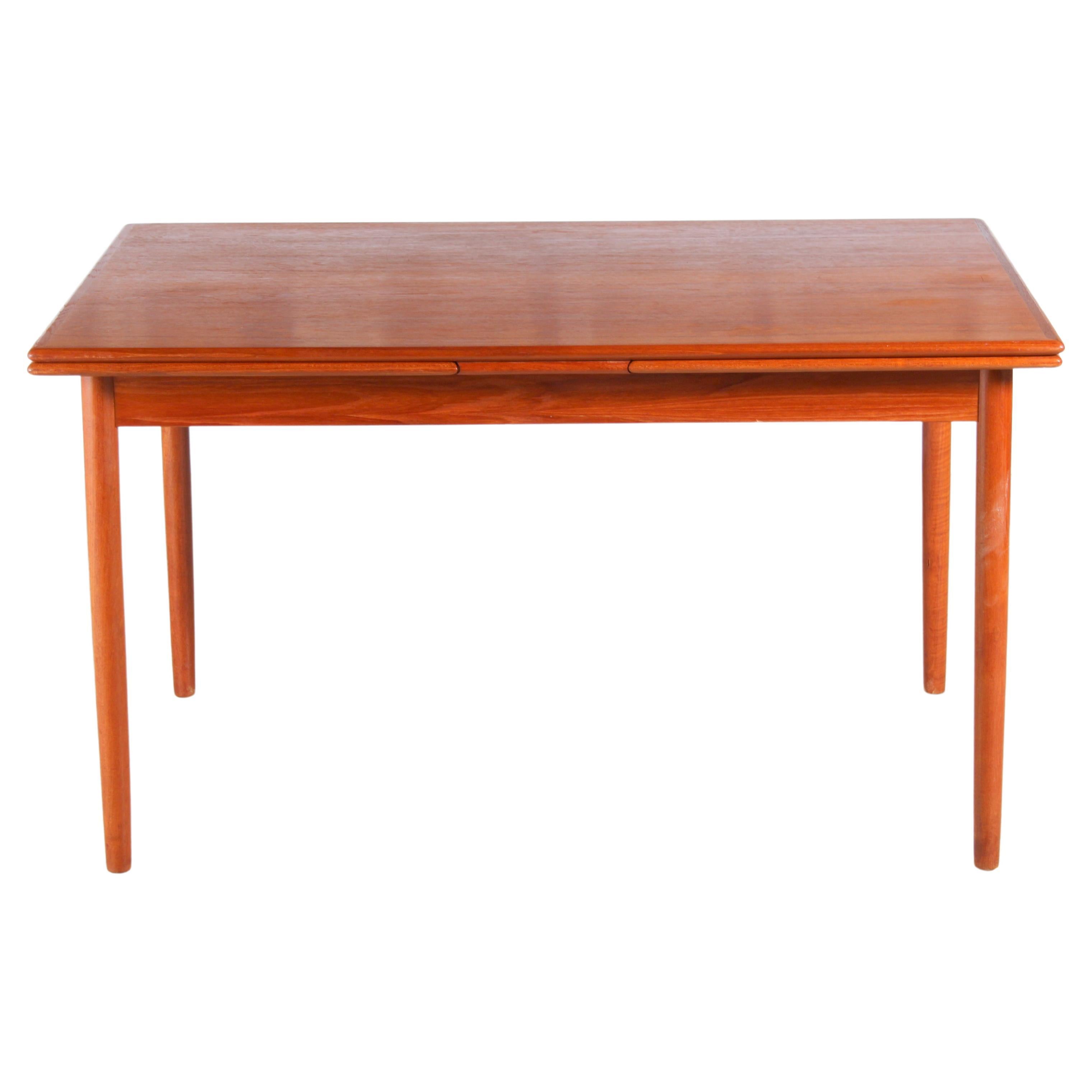 AM Ansager Mobler Danish Teak Dining Table Square extendable For Sale ...