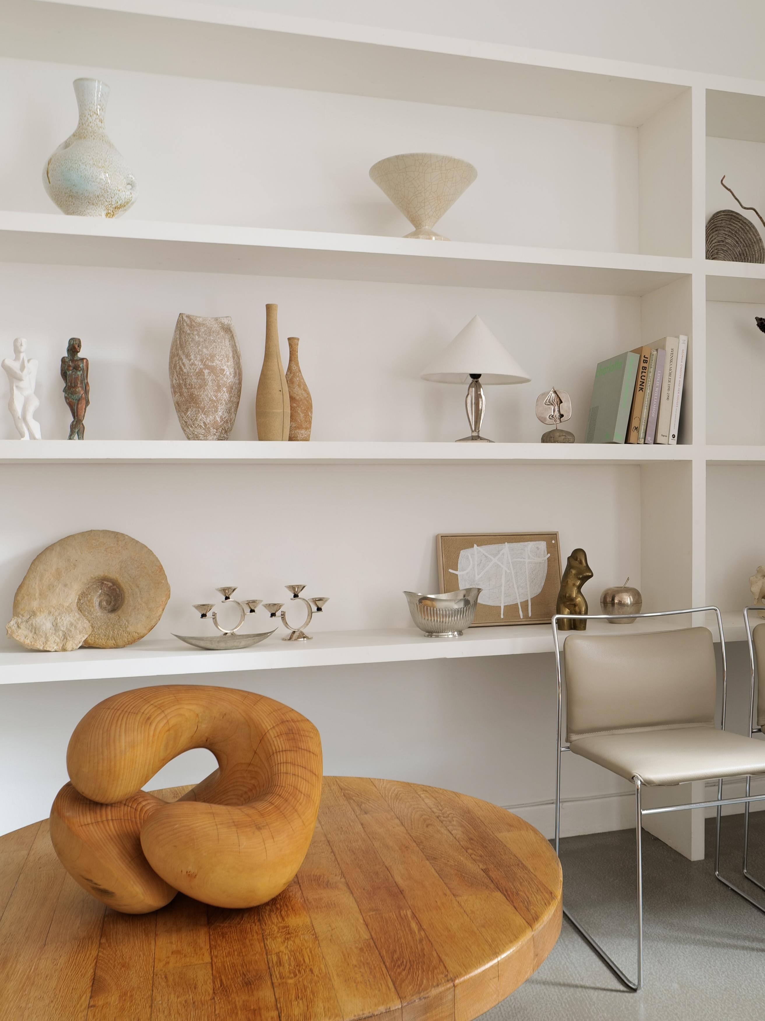 Danish Mid Century Free Form Wood Sculpture For Sale at 1stDibs