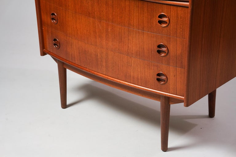 Danish Mid-Century Modern Secretary Desk by Gunnar Falsig, 60s For Sale ...