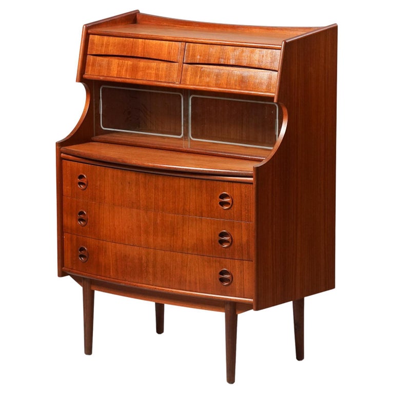 Danish Mid-Century Modern Secretary Desk by Gunnar Falsig, 60s For Sale ...