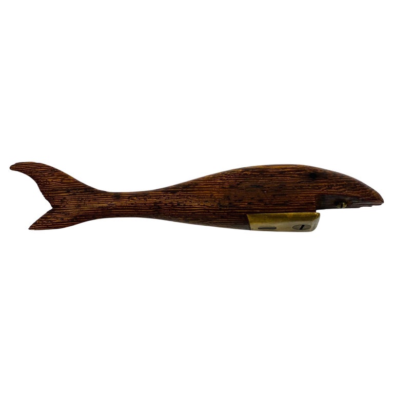 Danish Mid-Century Modern Shark Shaped Bottle Opener For Sale at 1stDibs