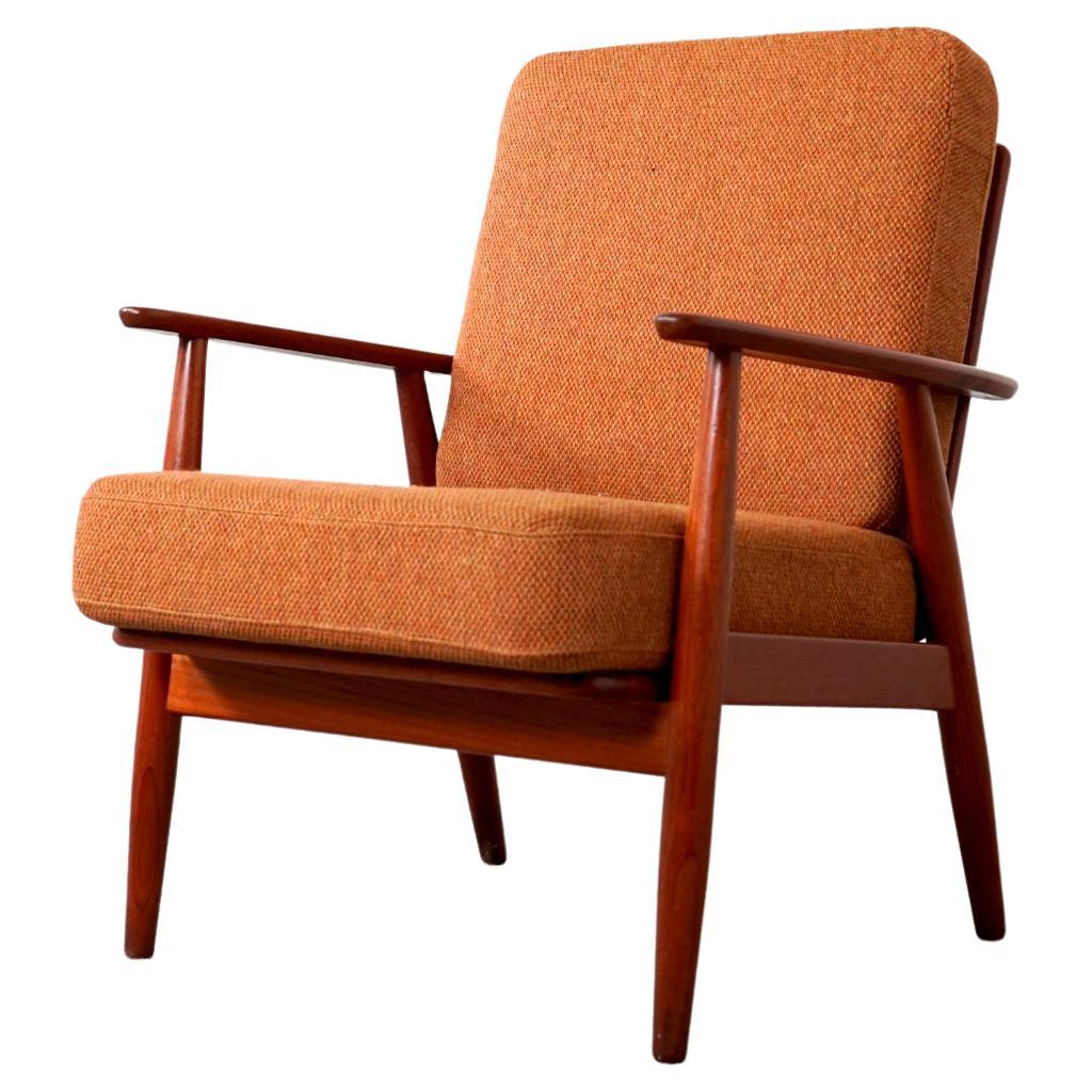 Danish Mid-Century Modern Teak Easy Chair For Sale at 1stDibs