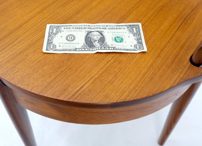 Danish Mid-Century Modern Teak Sewing Stand Table Bench Flip Top by ...