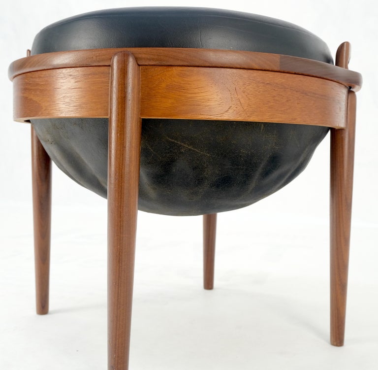 Danish Mid-Century Modern Teak Sewing Stand Table Bench Flip Top by ...