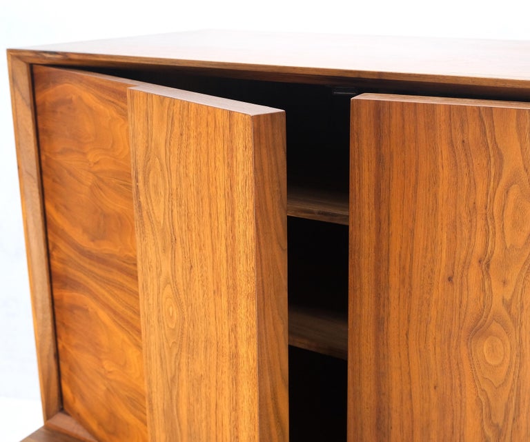 Danish Mid Century Modern Two Part Chest on Chest Block Front Two Doors ...