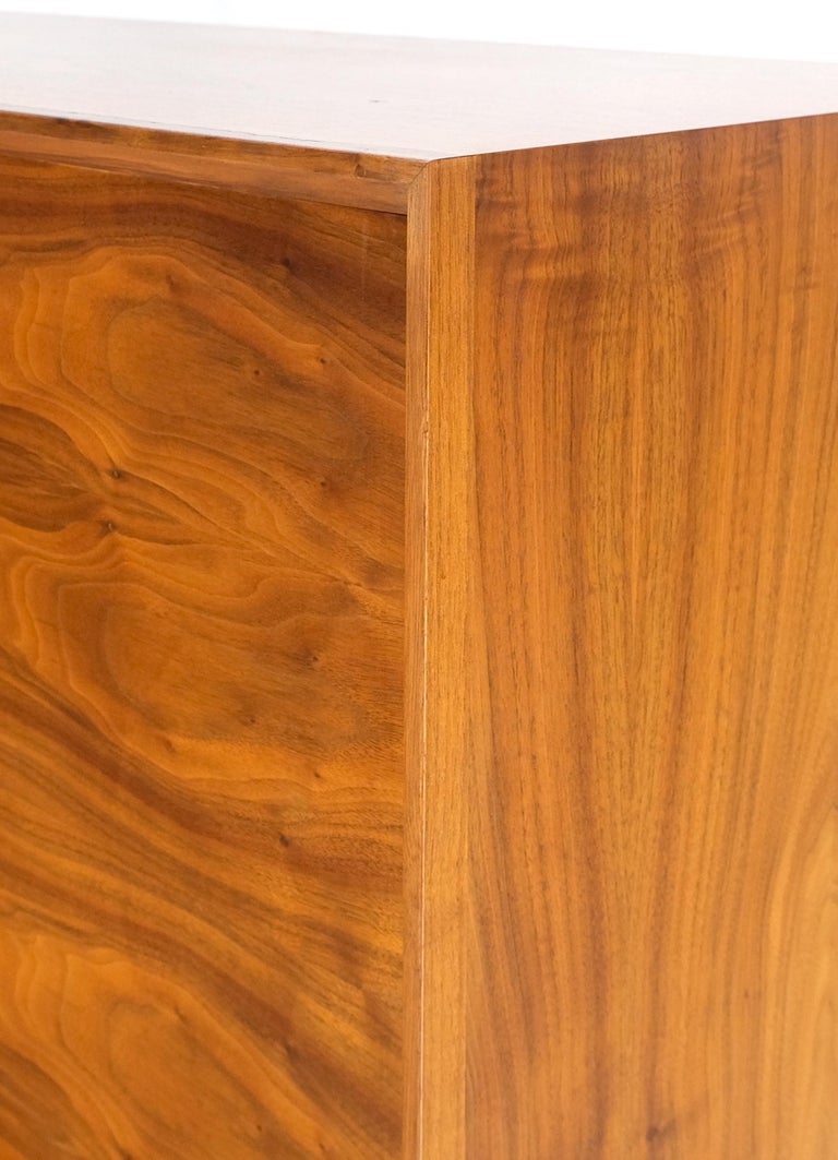 Danish Mid Century Modern Two Part Chest on Chest Block Front Two Doors ...