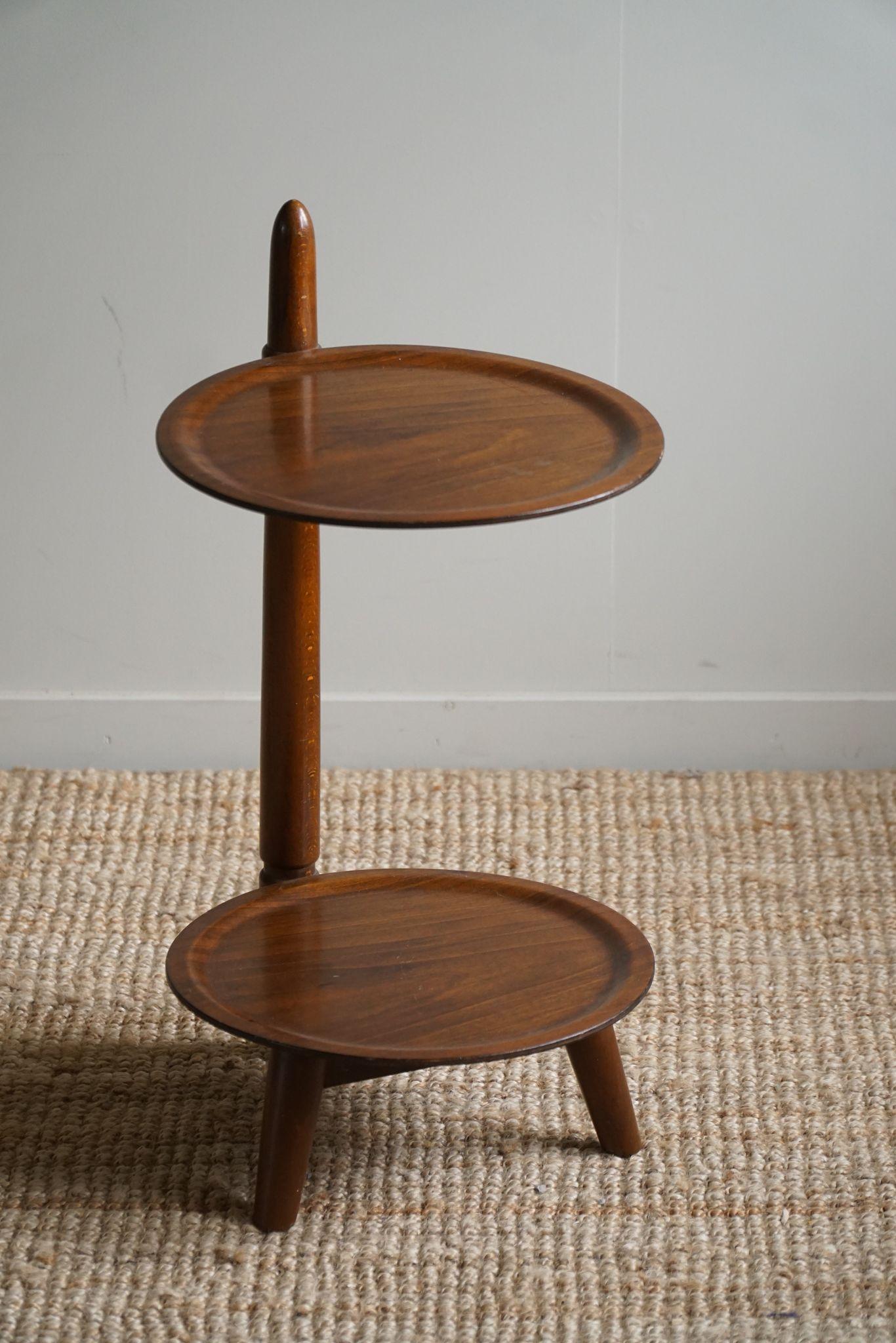 Danish Mid Century Modern, Two Tier Side Table by Edmund Jørgensen ...