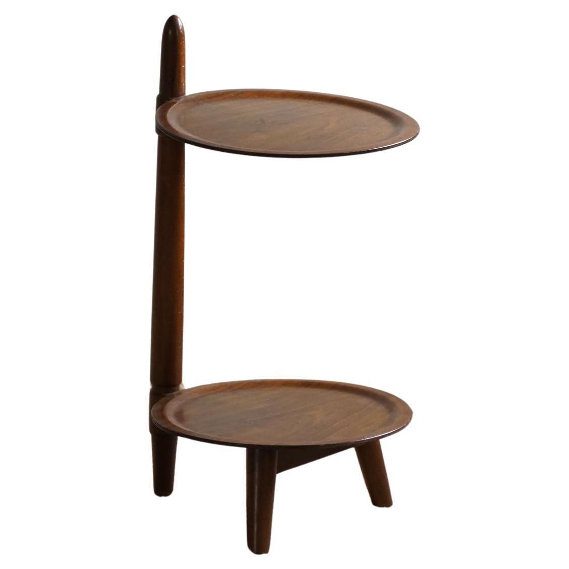 Danish Mid Century Modern, Two Tier Side Table by Edmund Jørgensen ...