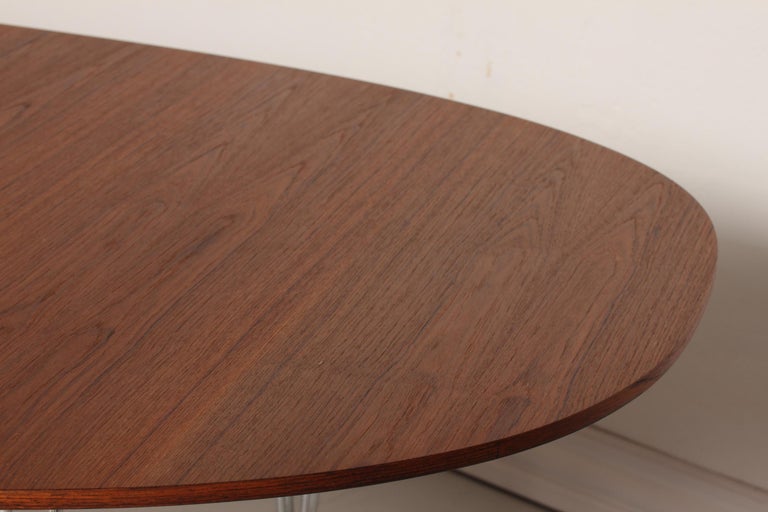 Danish Midcentury Piet Hein and Bruno Mathson Huge Super Elips Table of ...