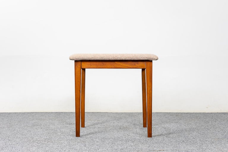 Danish Mid-Century Pine Footstool For Sale at 1stDibs