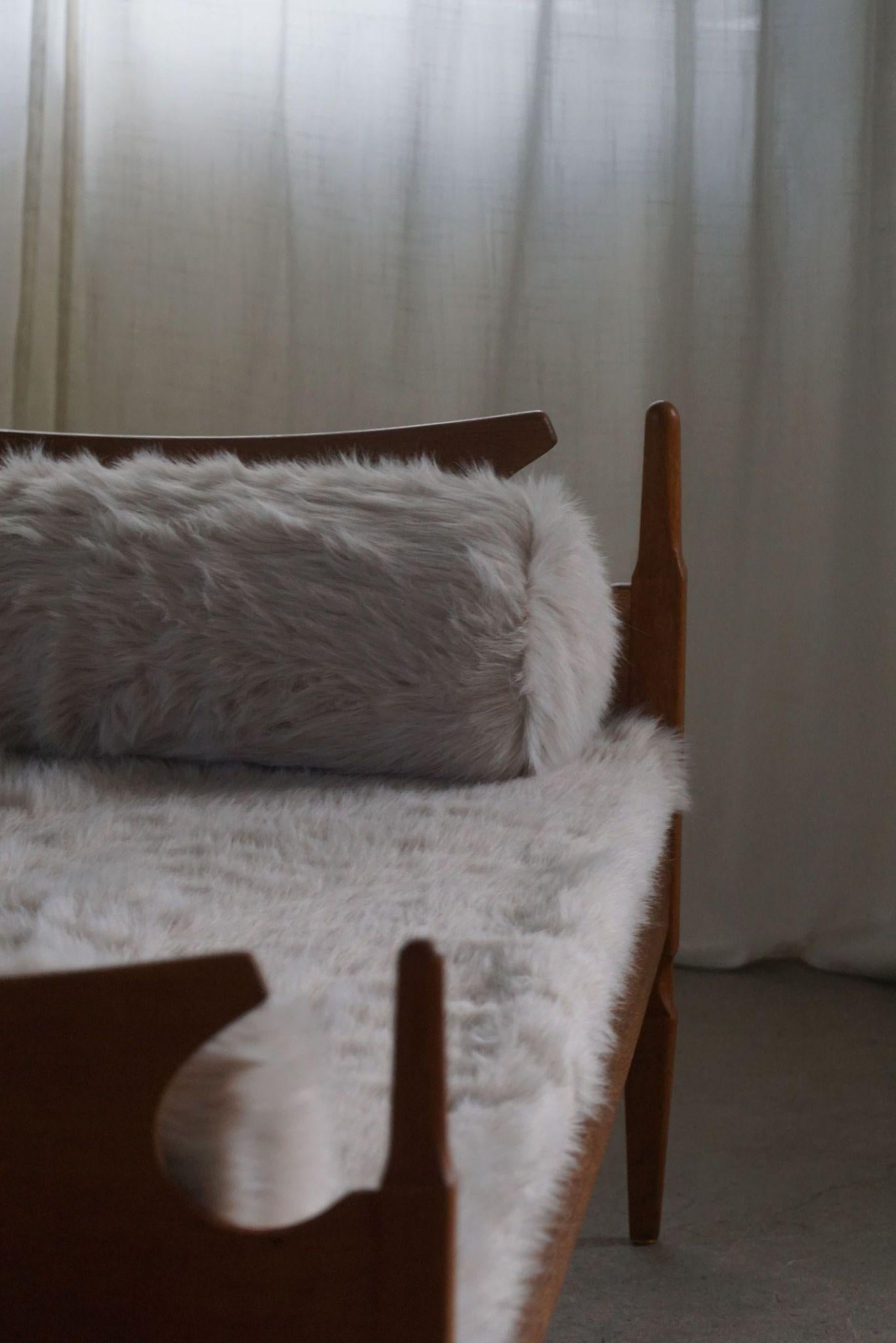 Danish Mid-Century "Razorblade" Bed in Oak, Made by Henning Kjærnulf ...