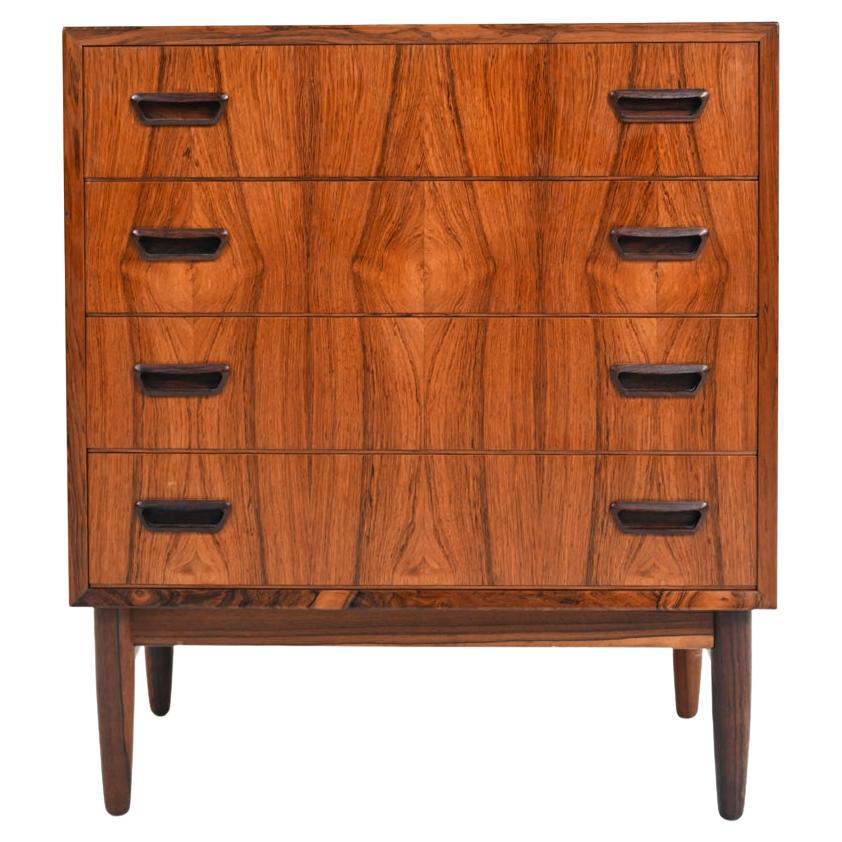 Italian Mid-Century Modern Rosewood Chest of Drawers at 1stDibs