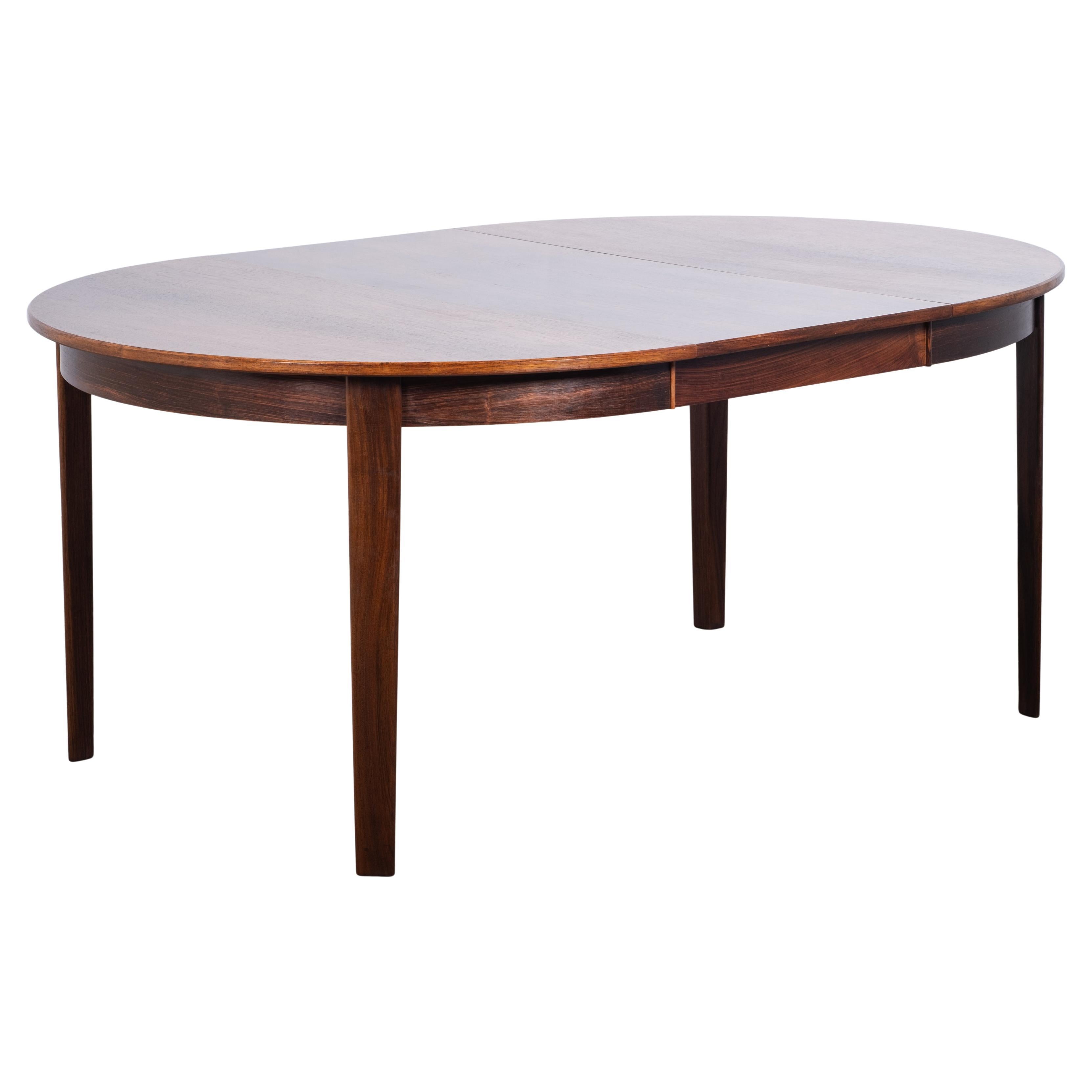 Bendt Winge Mid Century Norwegian Rosewood Drop-Leaf Rosewood Dining ...